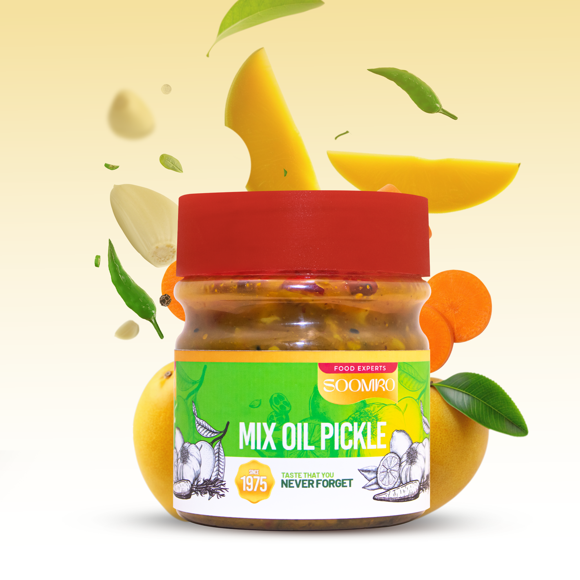 Mix Oil Pickle (Olive Oil) 500g – Soomro Foods